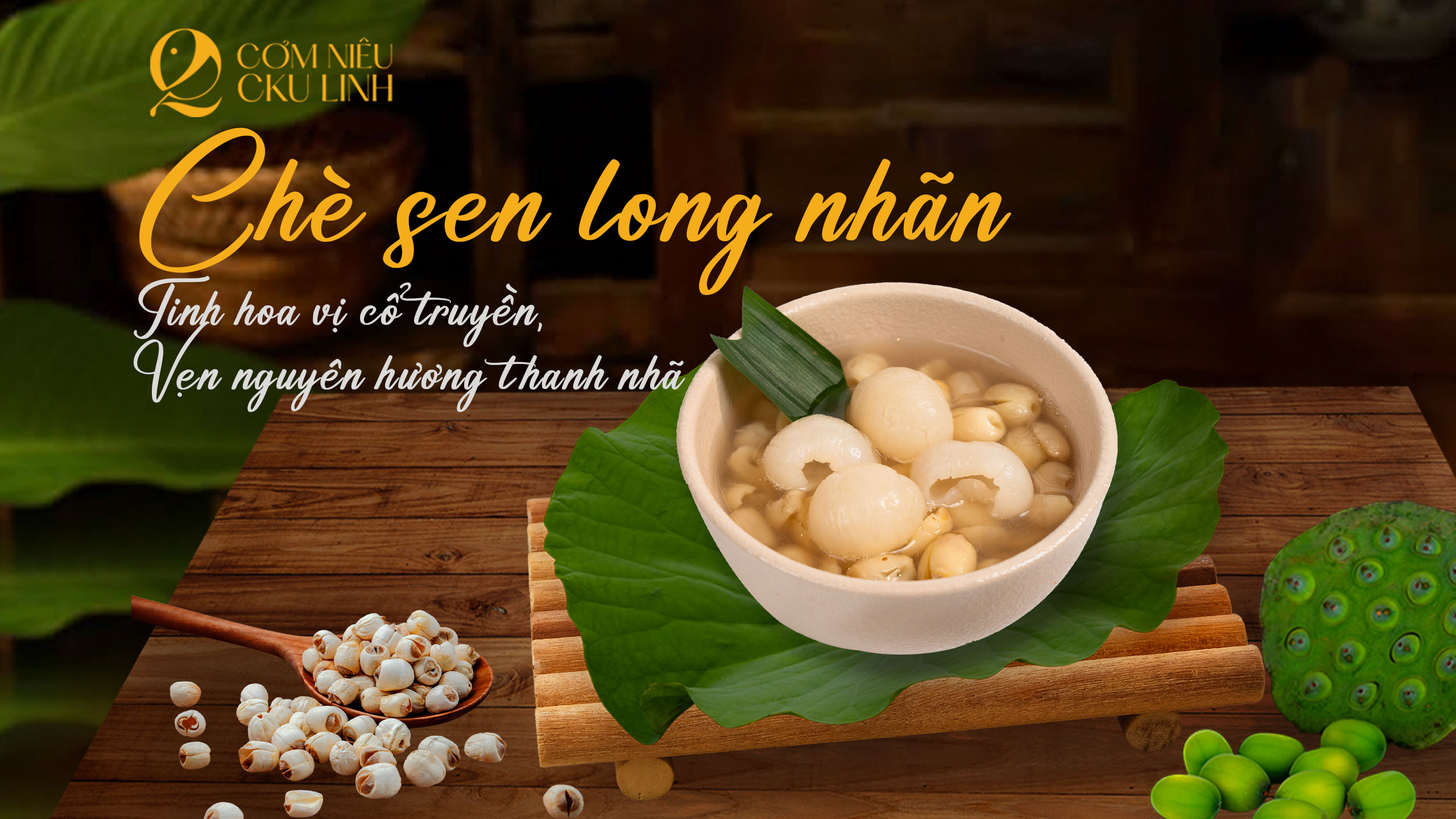 Chè sen long nhãn – Tinh hoa vị cổ truyền, vẹn nguyên hương thanh nhã ...